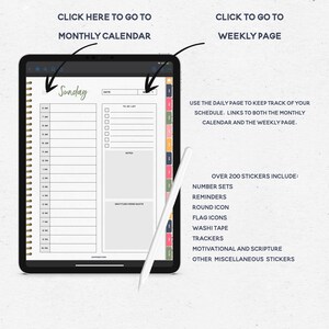 Boho Digital Planner, Goodnotes Planner, iPad Planner, Undated Planner ...
