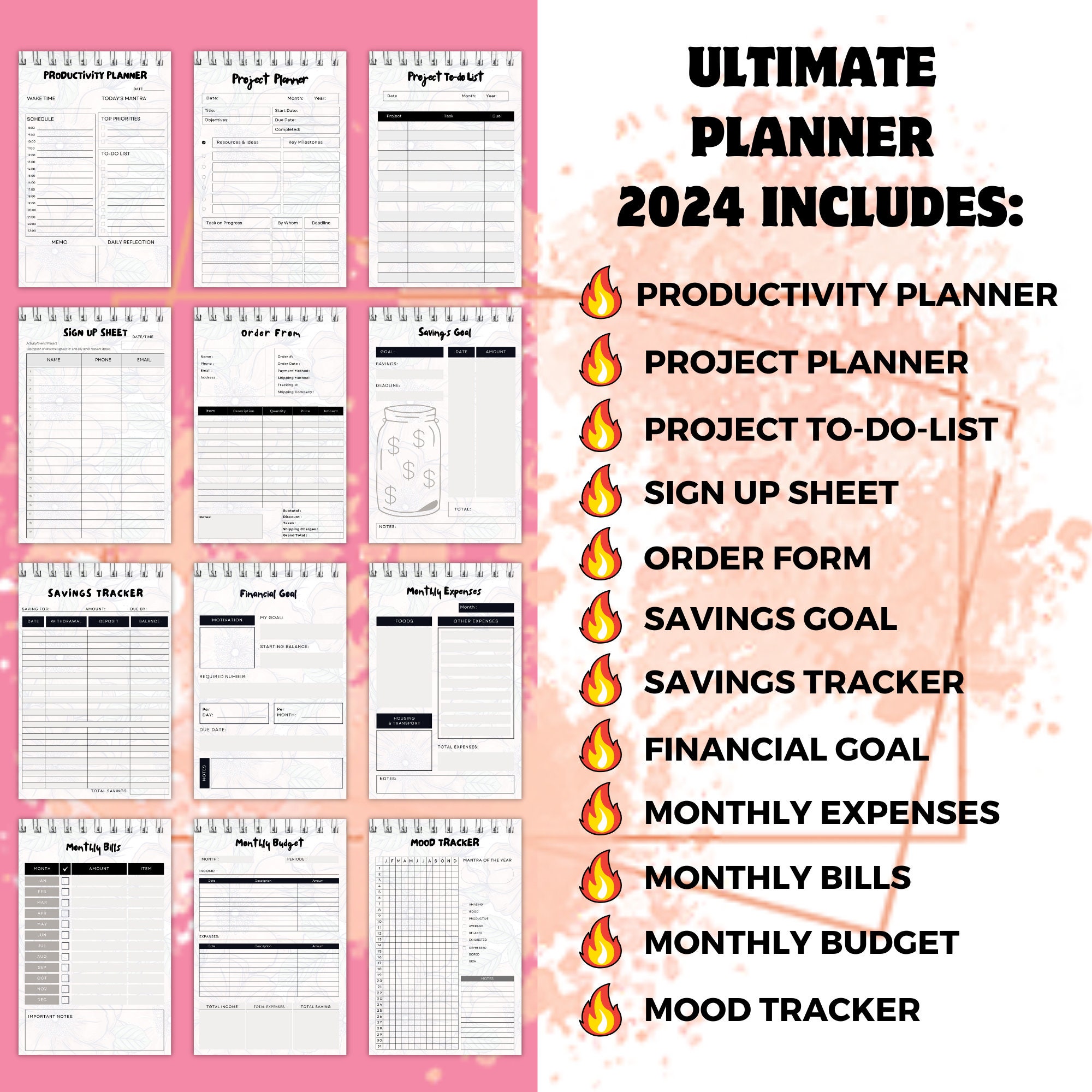 Ultimate Digital Life Planner, All-in-one Planner, Best Digital Planner ...