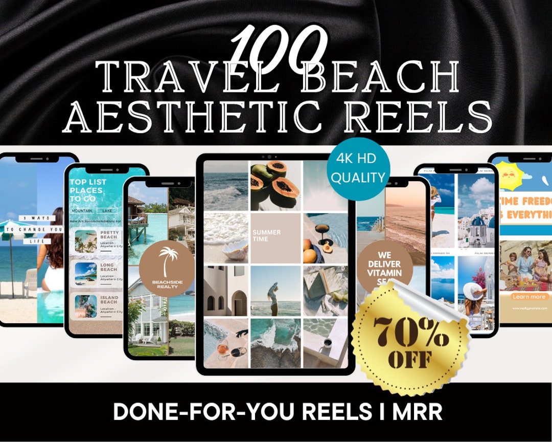 Travel Beach Aesthetic Reels Vacation Reels Beachy Vibes Faceless Reels ...