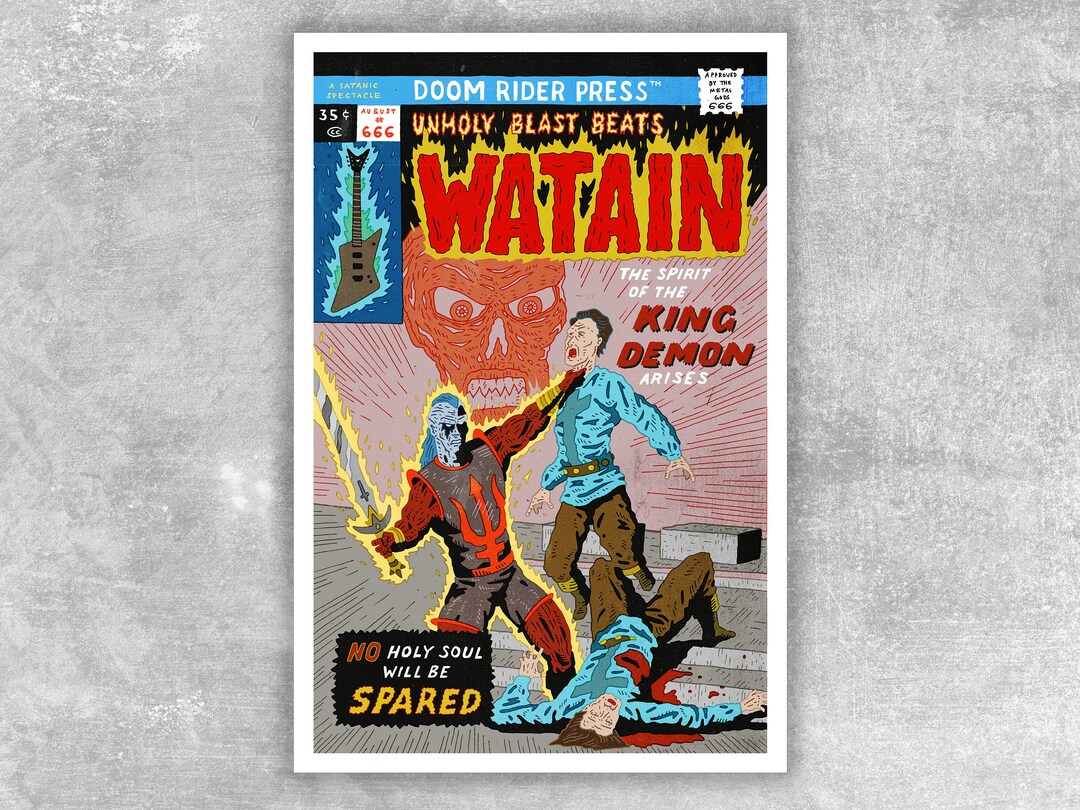 Watain Art Poster - Etsy