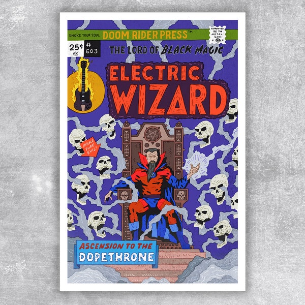 Electric Wizard Poster - Etsy