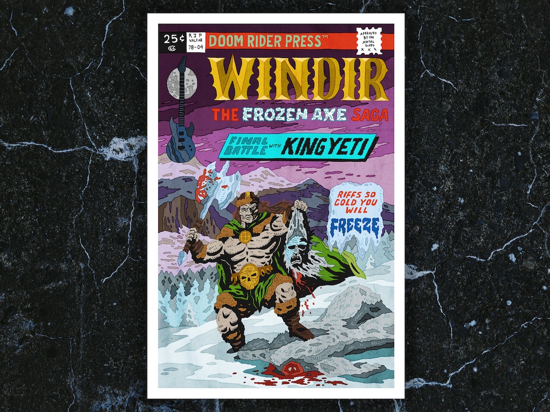 Windir Art Poster — A Tribute to the Norwegian Metal Band - High ...