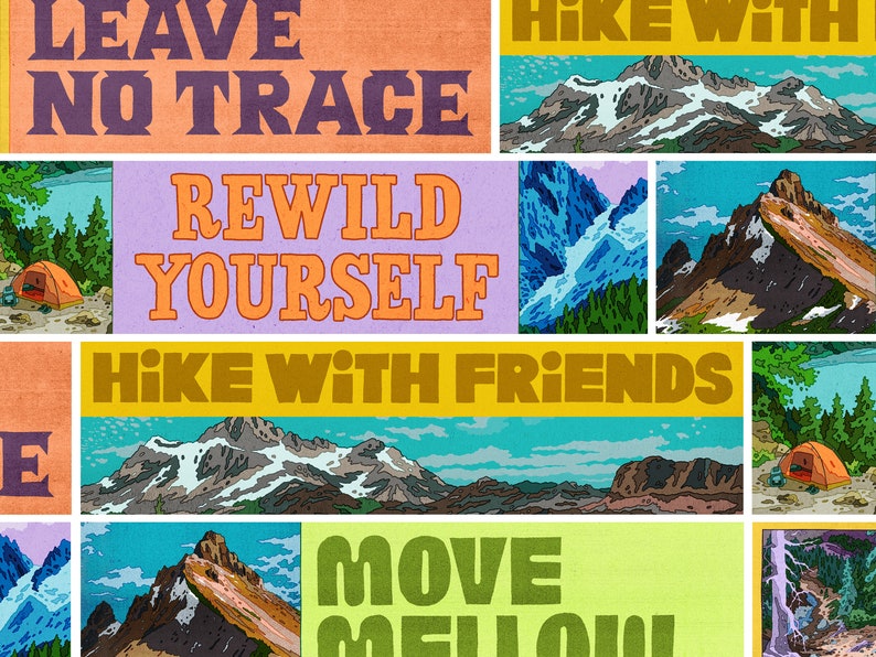 Leave No Trace - Nature Bumper Sticker - Hiking - Exploring the Wild ...