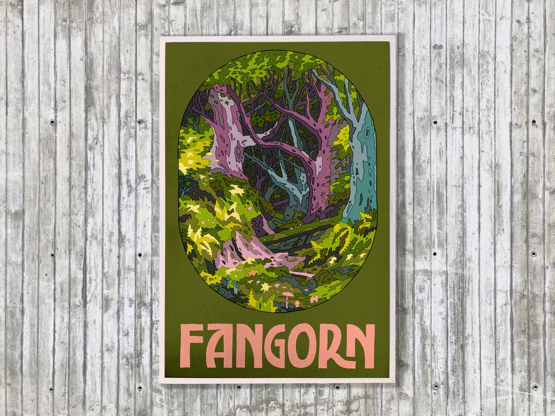 Fangorn - A Illustrated Poster Design - Lord of the Rings Fan Art ...