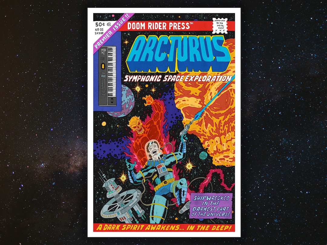 Arcturus Art Poster — A Tribute to the Blackened Space Metal Band ...