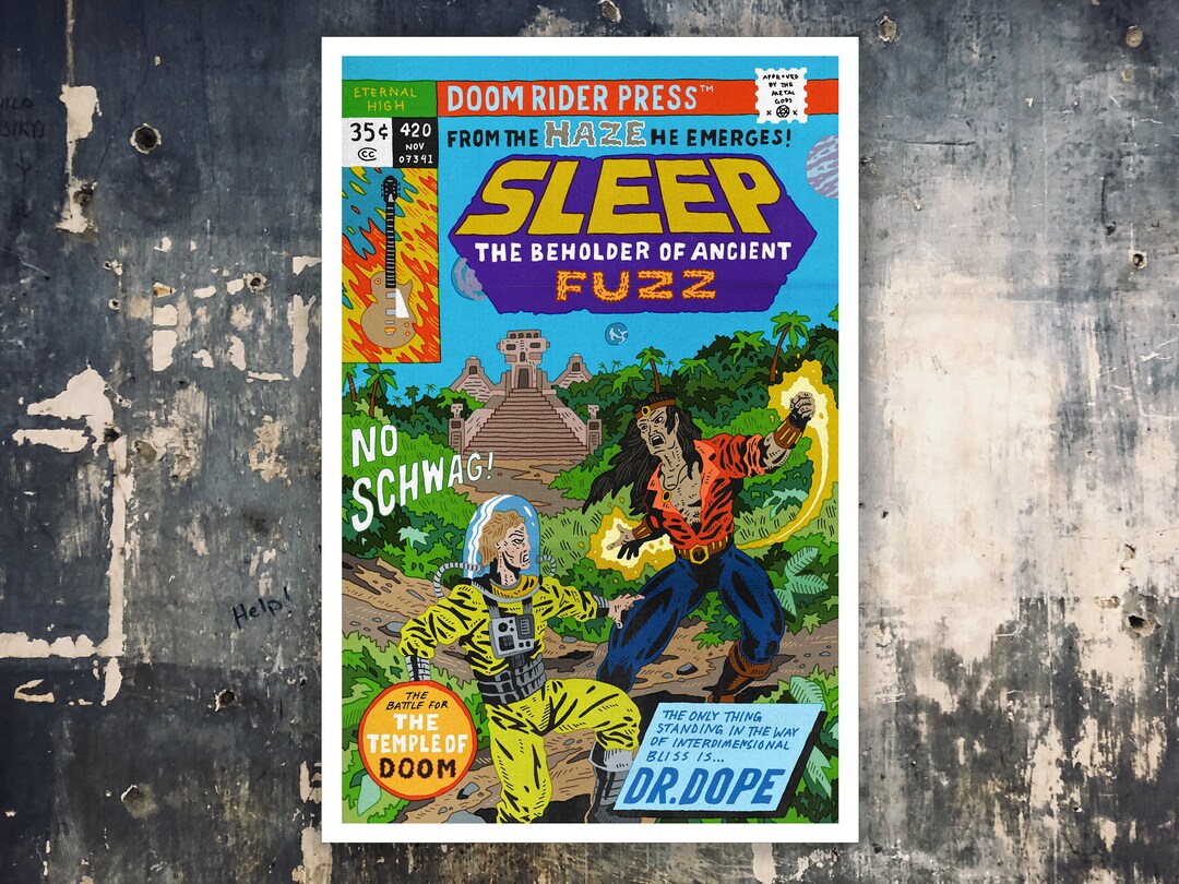 Sleep Art Poster — A Tribute to the Legendary Doom Metal Band. Heavy ...