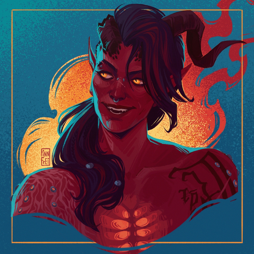 Karlach - A5 Art Print, Baldur’s Gate 3 Fanart - Etsy