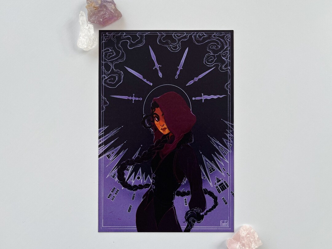 Six of Crows - A5 Art Print of Inej Ghafa the Wraith - Etsy