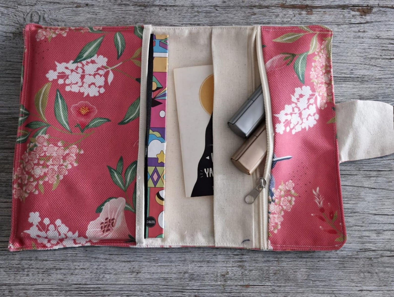 DIY Fabric Book Cover Sewing Pattern: A5 Notebook, Ipad, Laptop ...