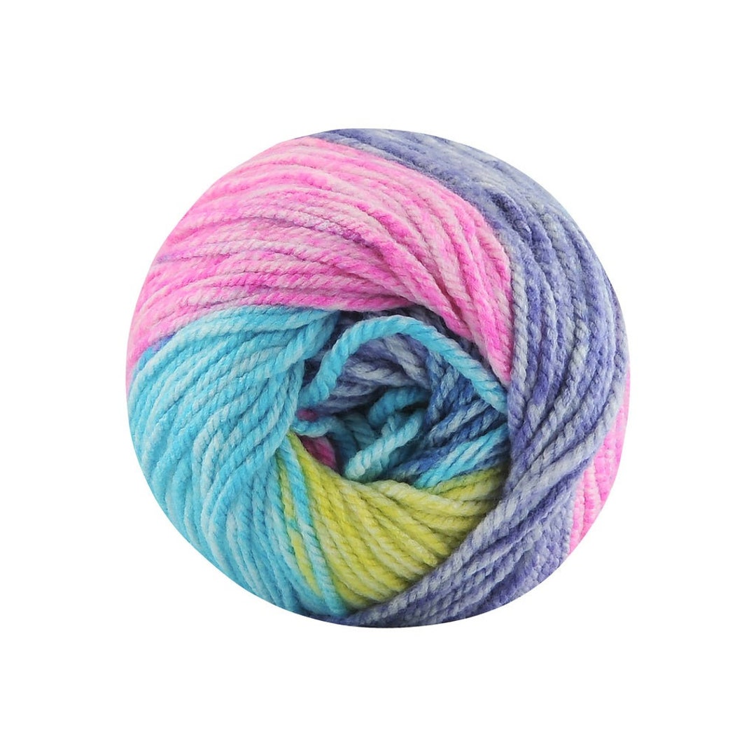 Papatya Splash Batik Yarn Multicolor Colourful Cake Yarn 100g - Etsy