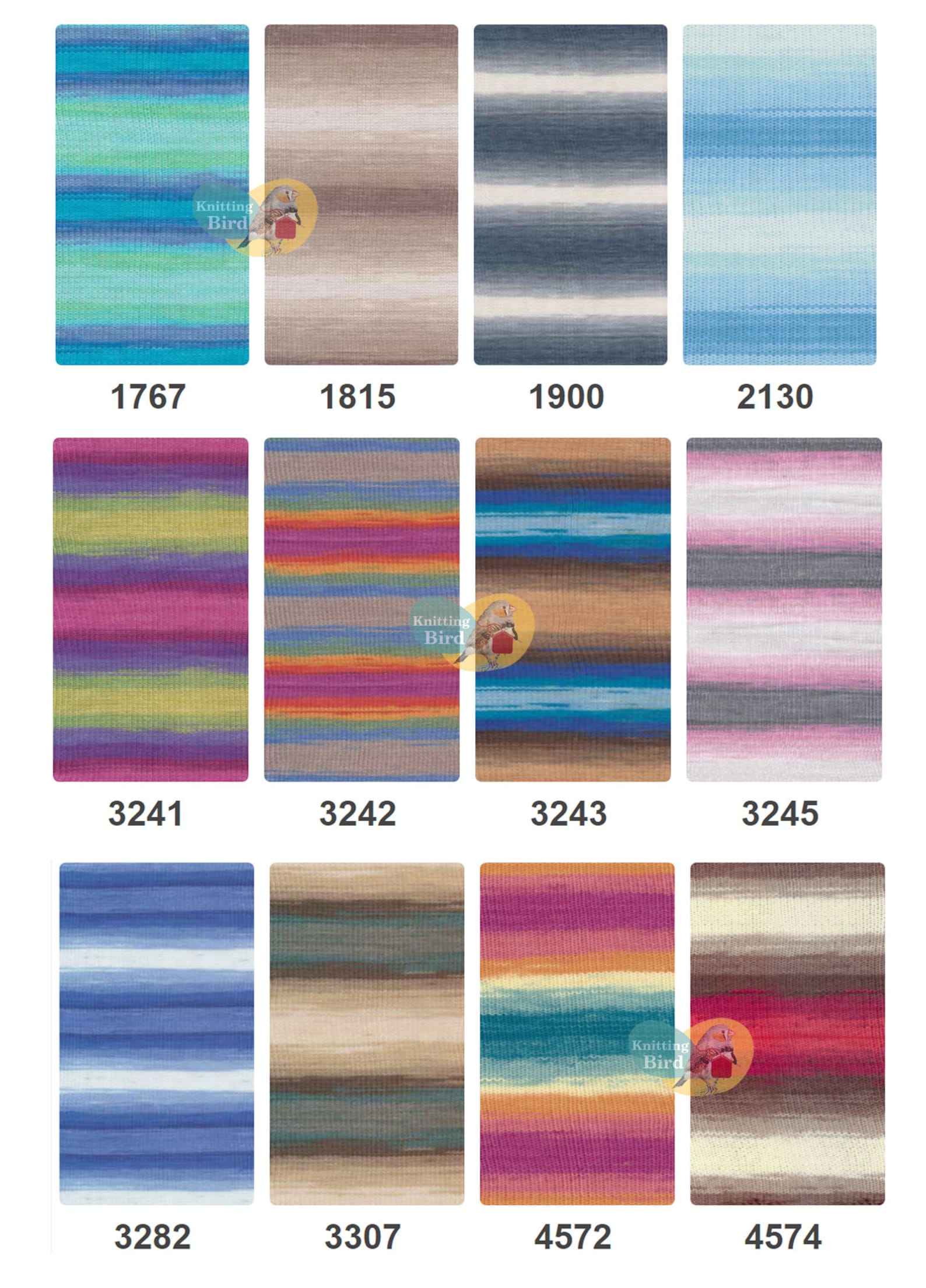 Alize Diva Batik Yarn Rainbow Multicolor Gradient Colorful - Etsy