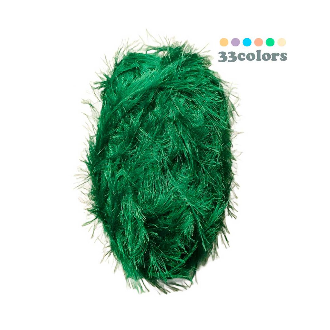 Eyelash Yarn Wholesale Price Fuzzy, Fluffy Tinsel Soft Faux Fun Fur ...