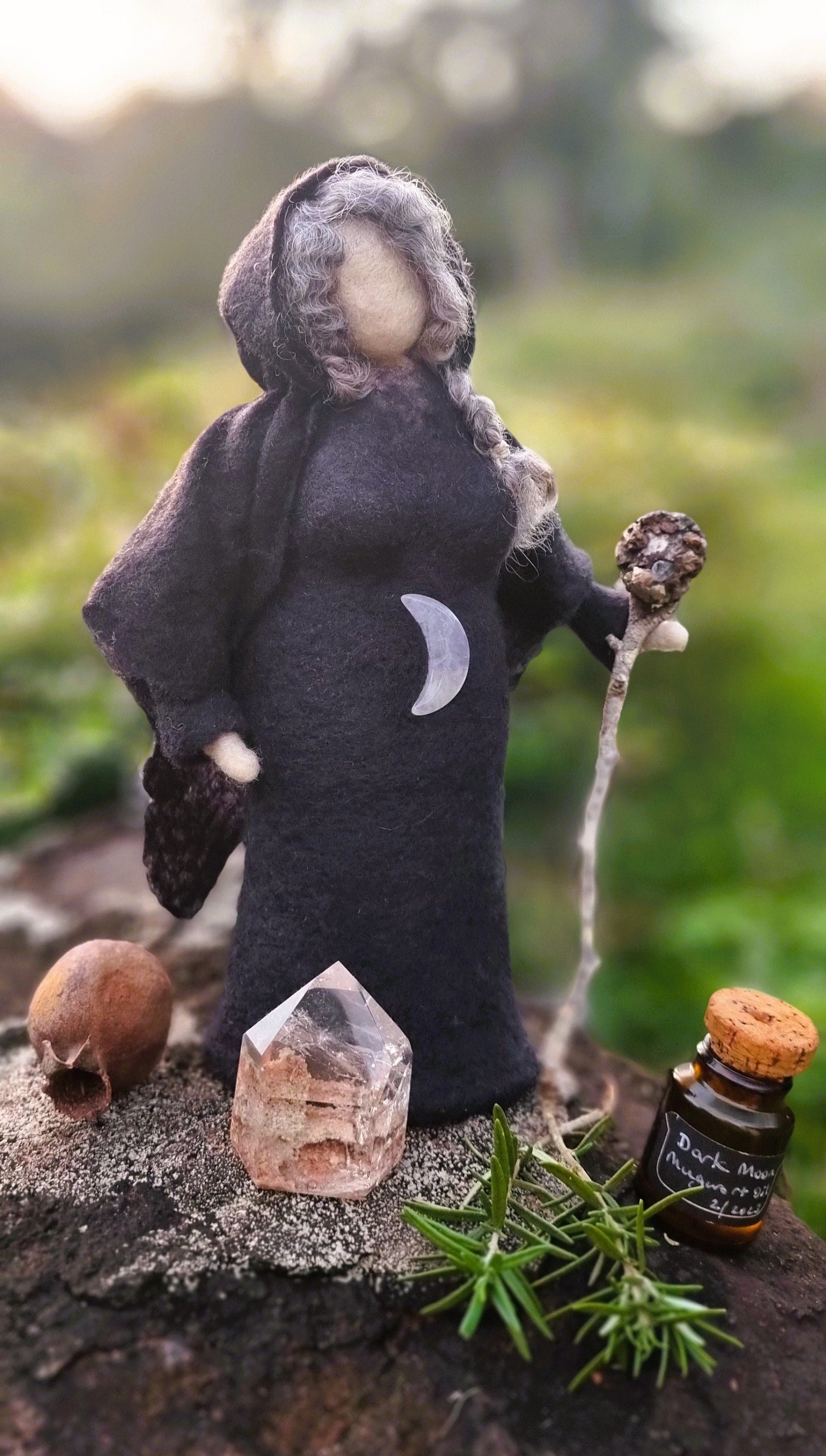 Deathwalker Spirit Doll ** Death Doula Spirit Doll ** COMMISSION A DOLL ...