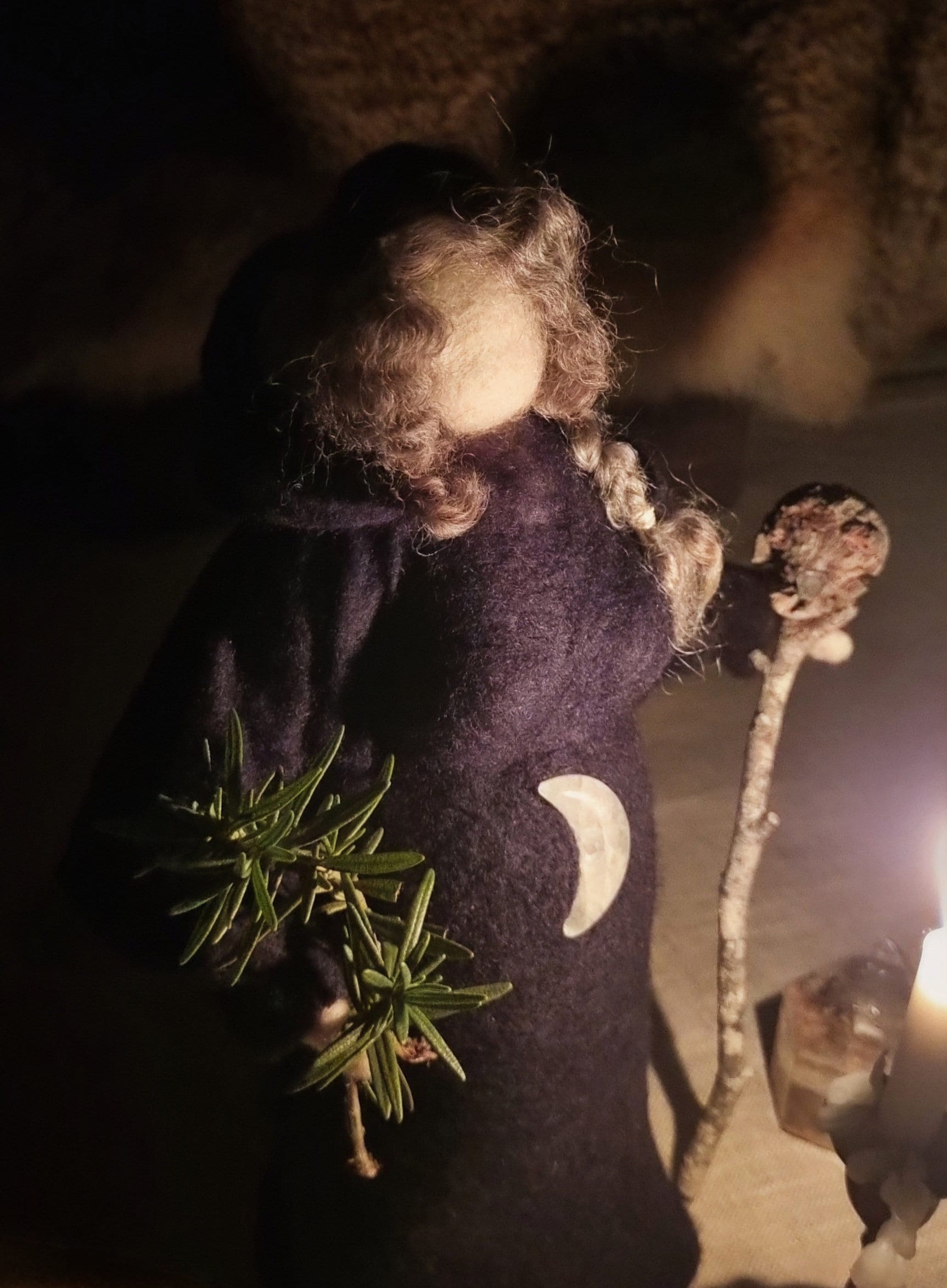 Deathwalker Spirit Doll ** Death Doula Spirit Doll ** COMMISSION A DOLL ...
