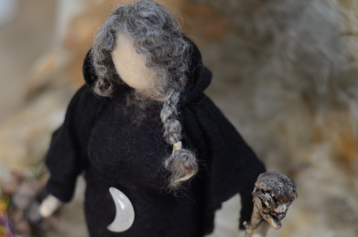 Deathwalker Spirit Doll ** Death Doula Spirit Doll ** COMMISSION A DOLL ...