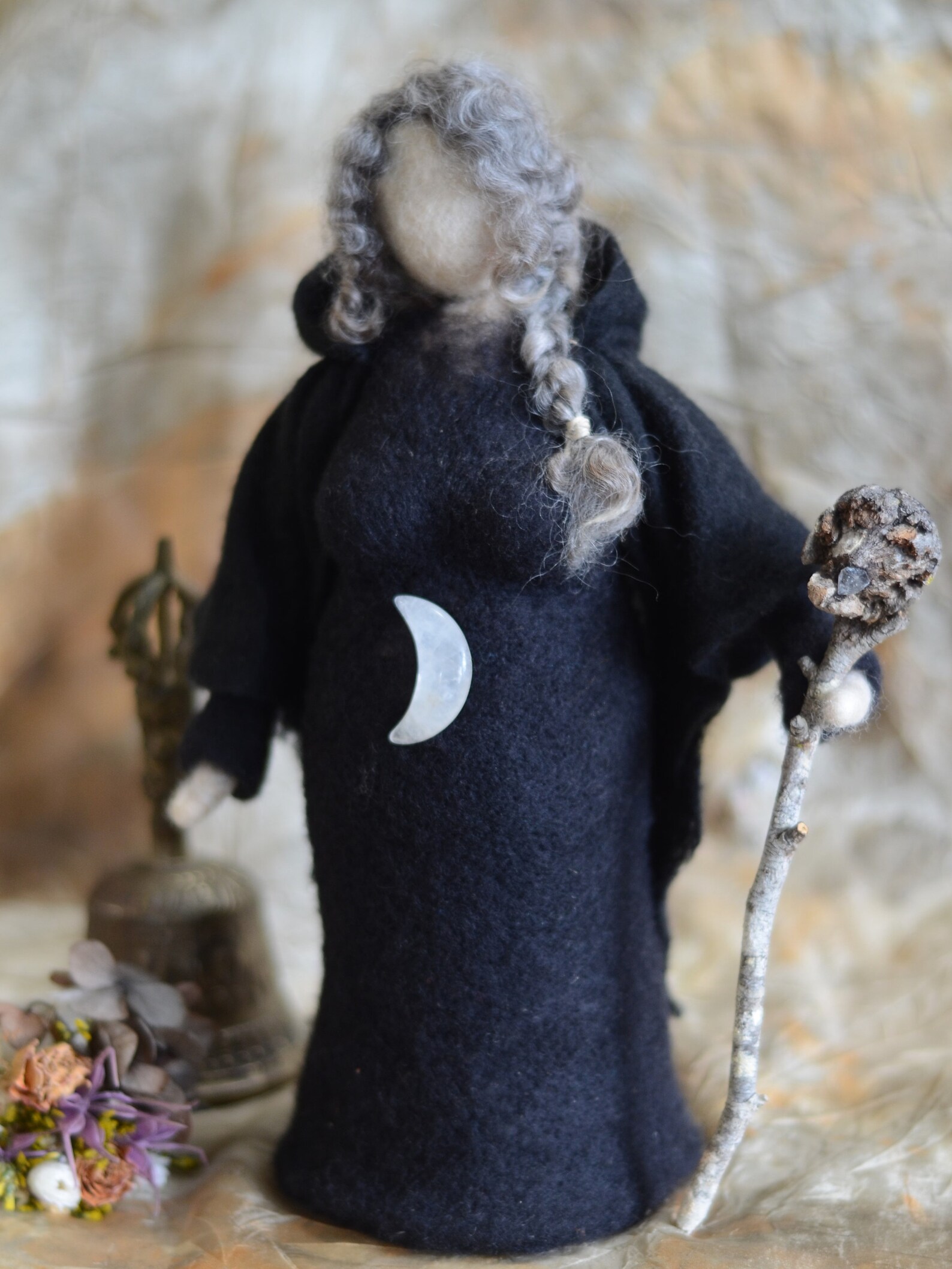 Deathwalker Spirit Doll ** Death Doula Spirit Doll ** COMMISSION A DOLL ...