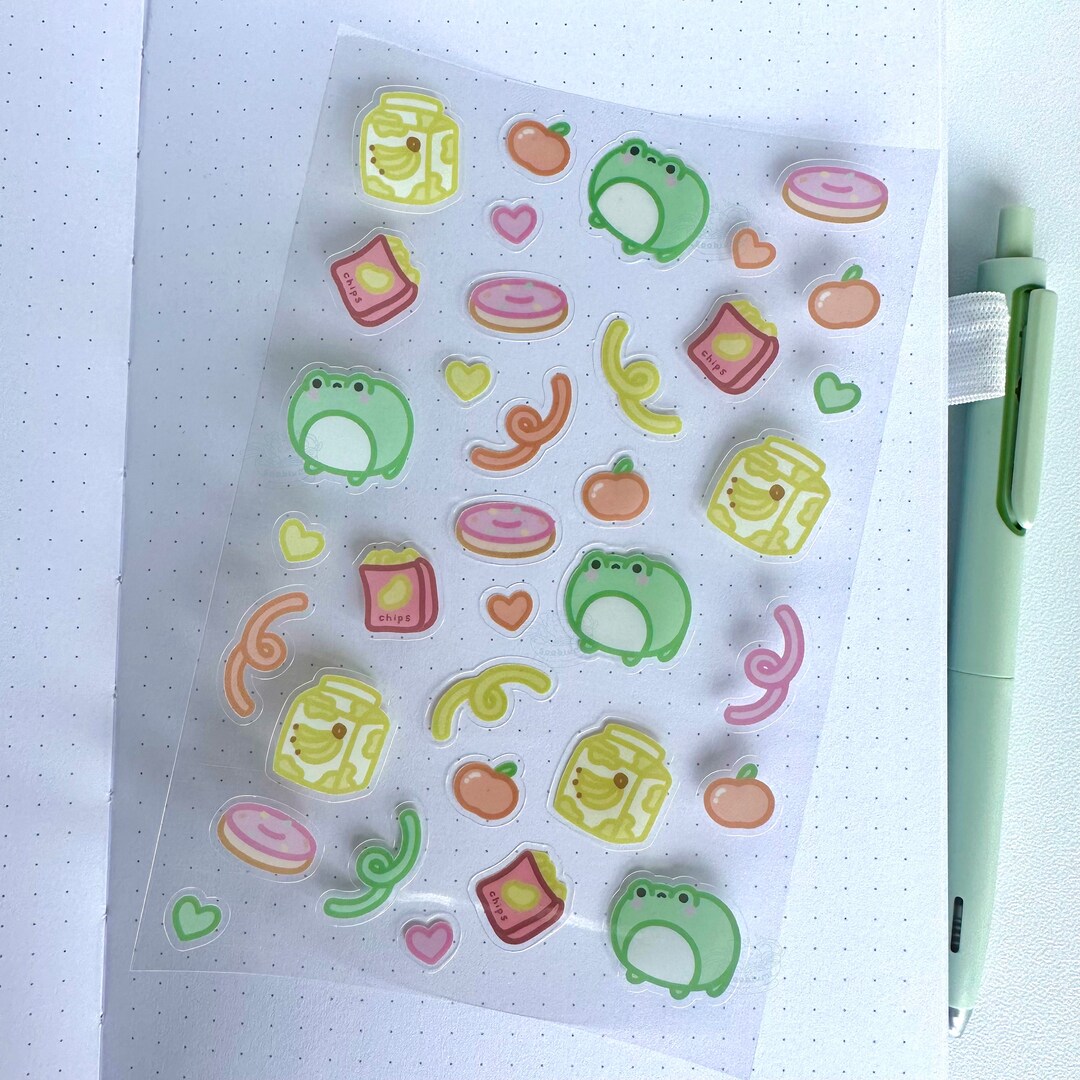 Momo the Duck's Favorite Items Sticker Sheet - Etsy