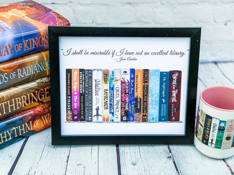 Custom Book Stack Illustration DIGITAL ONLY - Etsy