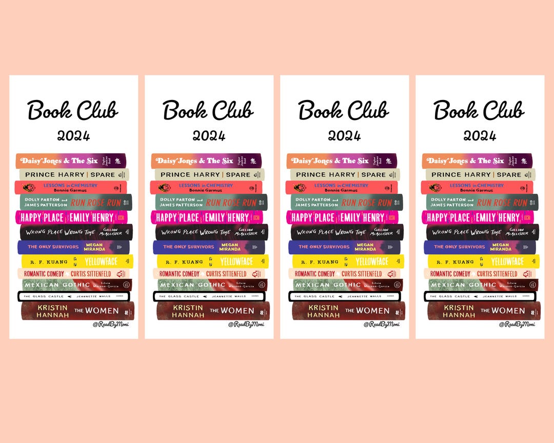 Custom Bookmark Set | Illustrated Bookstack | Print Your Own | DIGITAL DOWNLOAD ONLY - Etsy