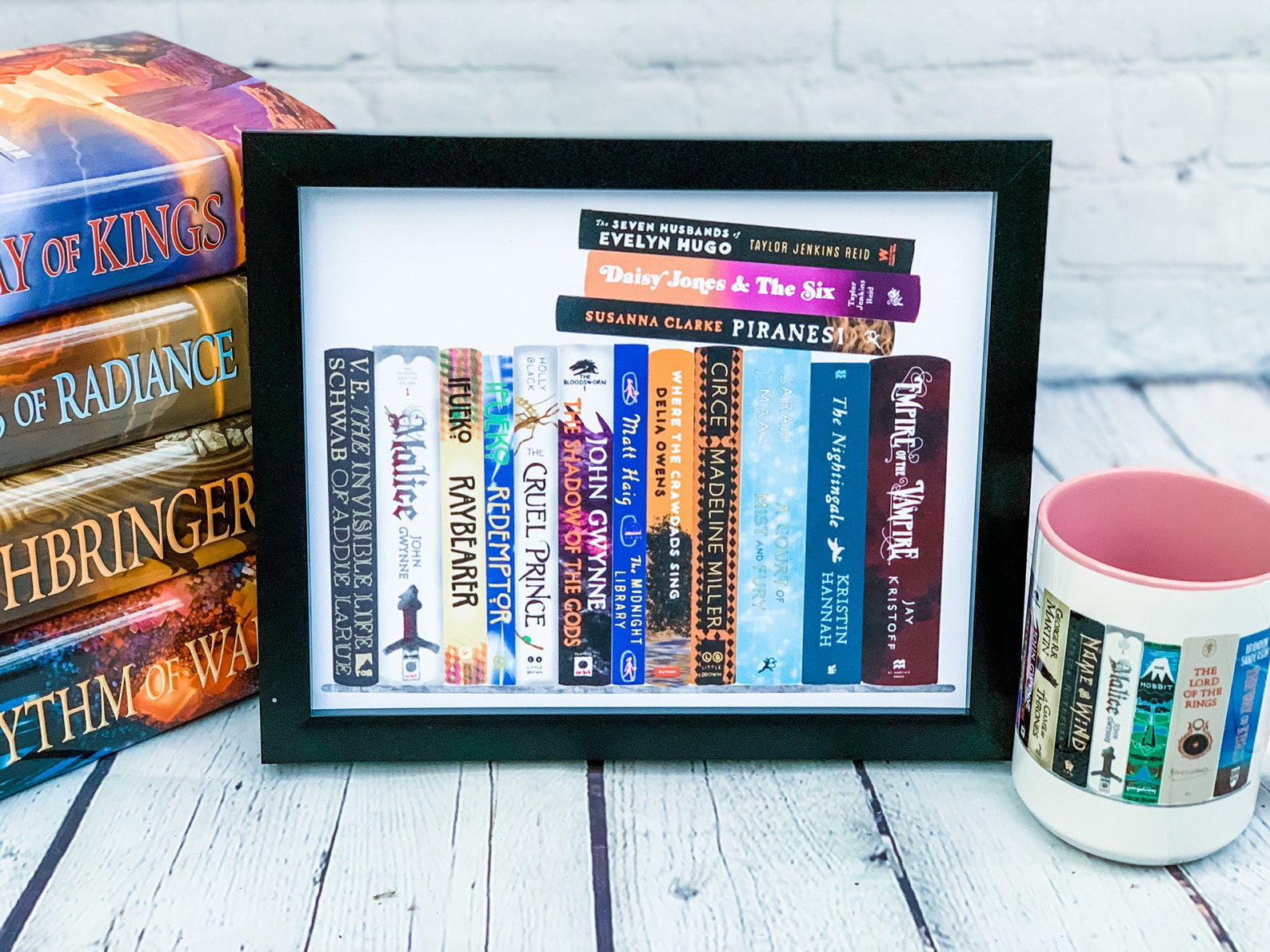 Custom Book Stack Illustration DIGITAL ONLY - Etsy