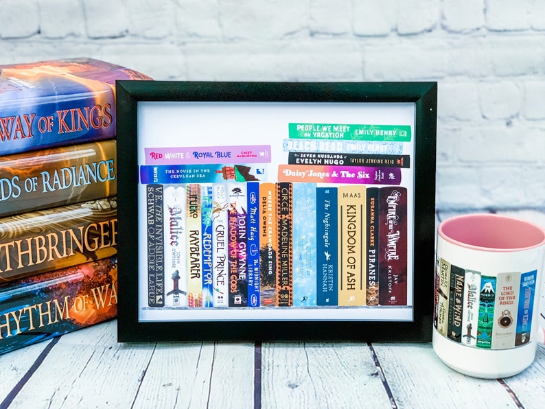 Custom Book Stack Illustration DIGITAL ONLY - Etsy