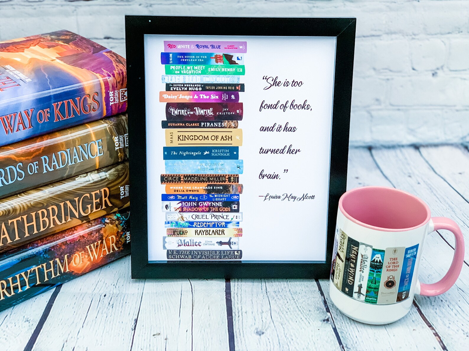 Custom Book Stack Illustration DIGITAL ONLY - Etsy