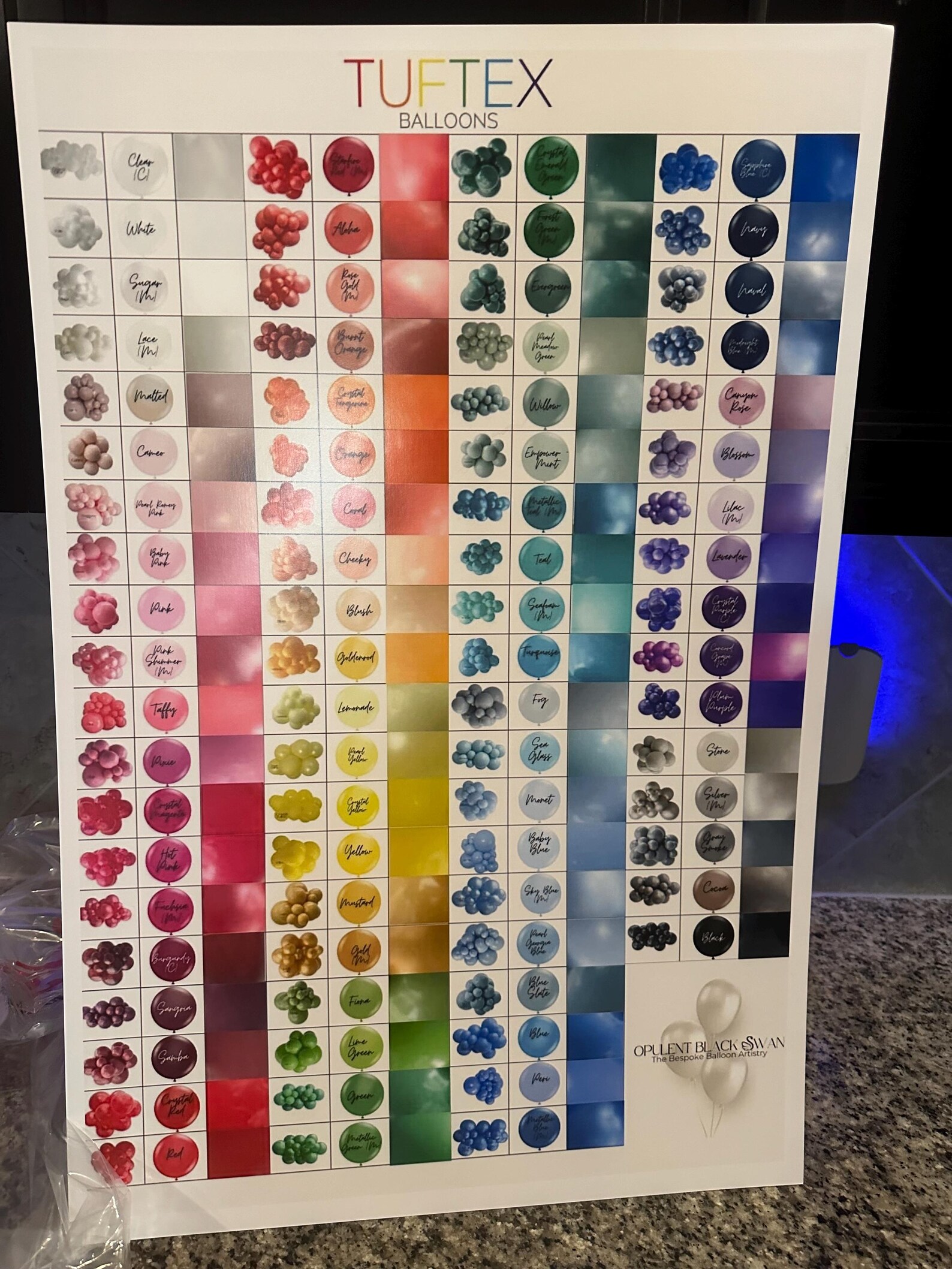 Tuftex Color Chart - Etsy Canada