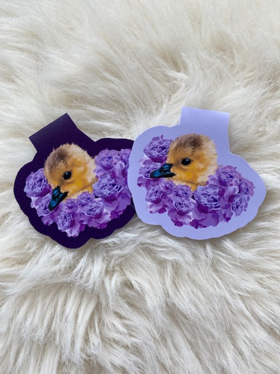 Baby Duck Magnetic Bookmark Duck Bookmark Spring Bookmark Baby Animal ...