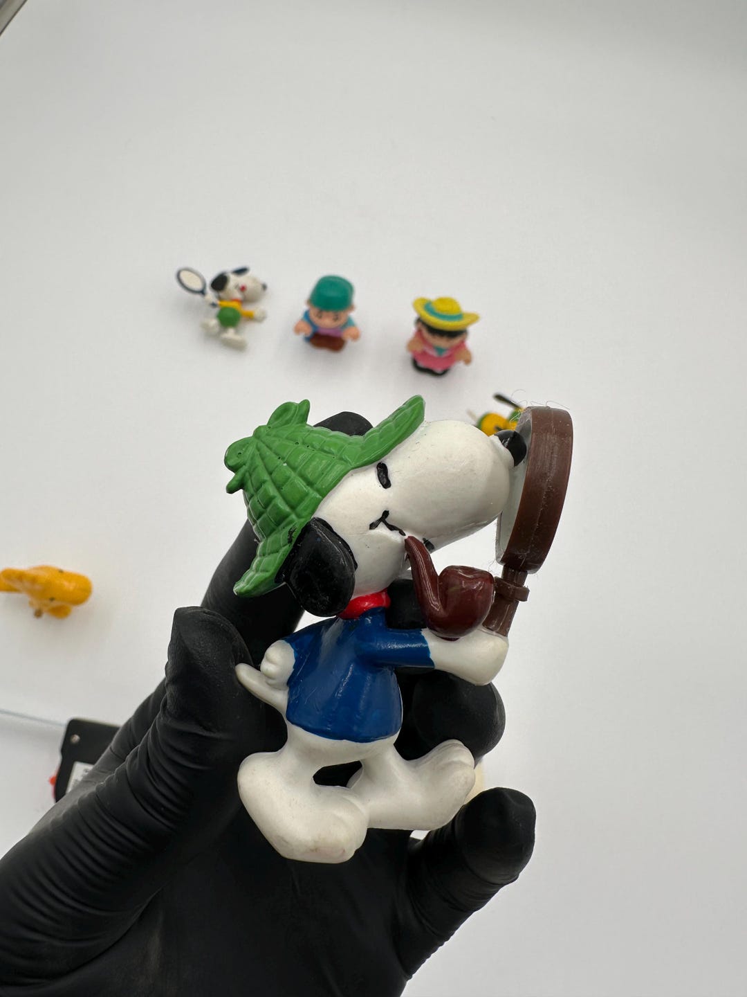 Vintage 1958 Peanuts Sherlock Holmes Detective Snoopy Mini PVC ...