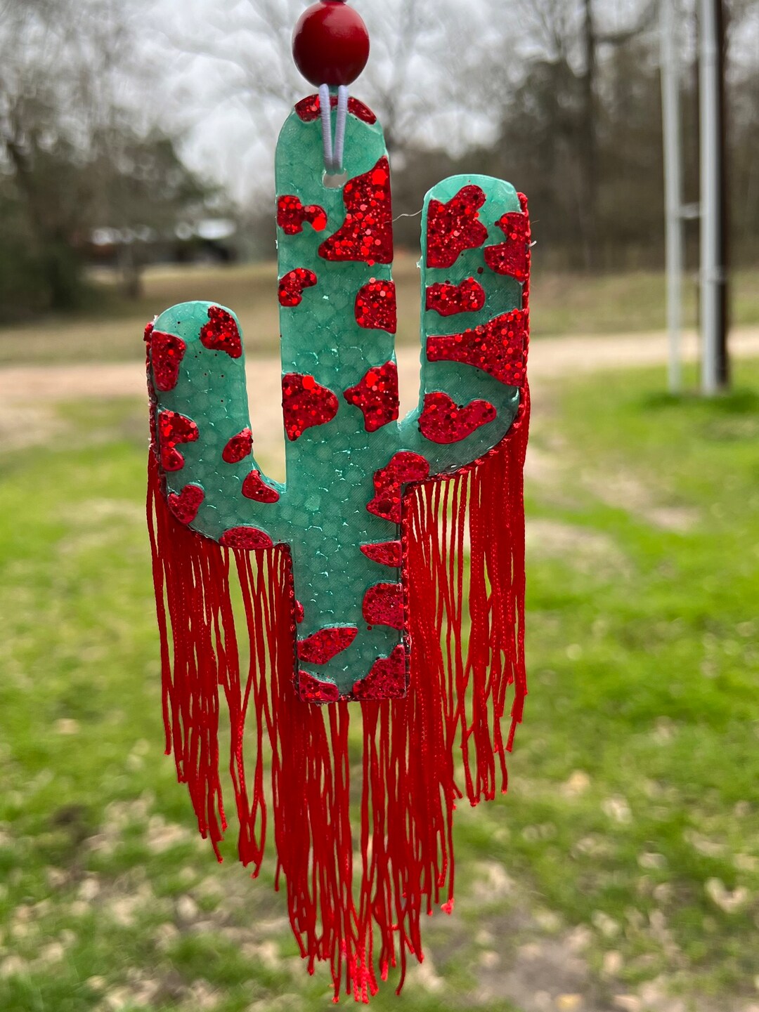 Cactus With Cow Print Freshie - Etsy