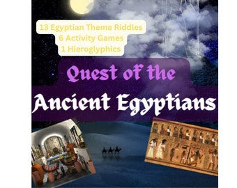Ancient Egypt Picture Scavenger Hunt, a Printable Egyptian Family Game ...