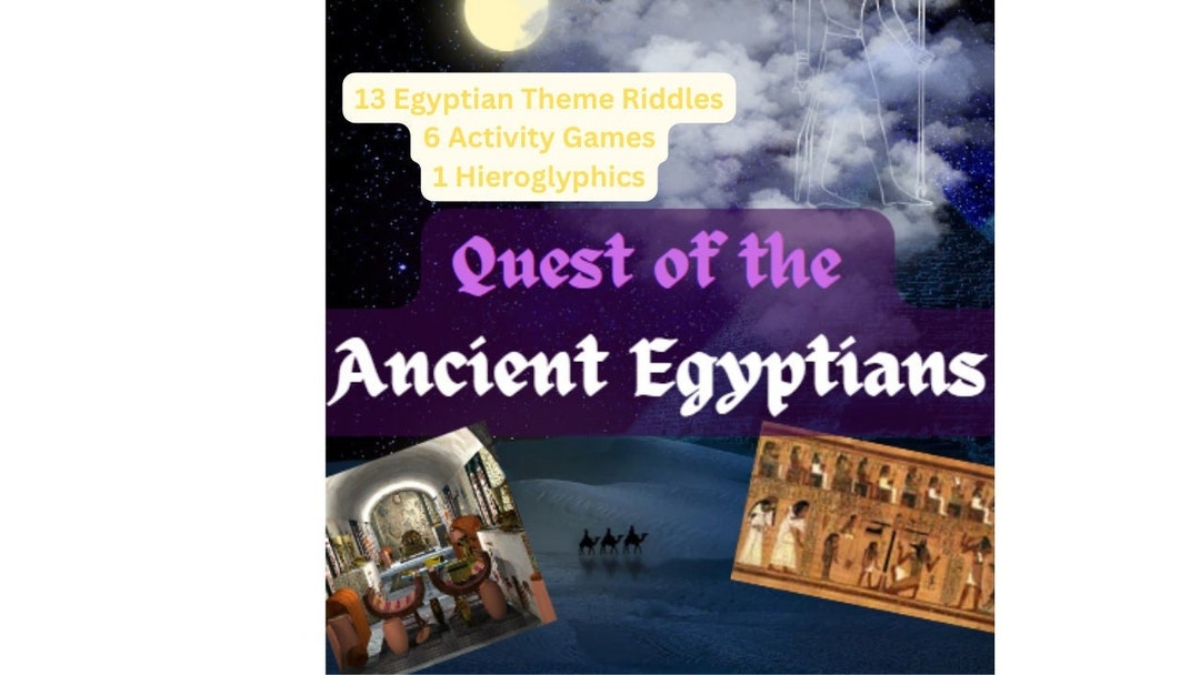 Ancient Egyptian Scavenger Hunt - Etsy