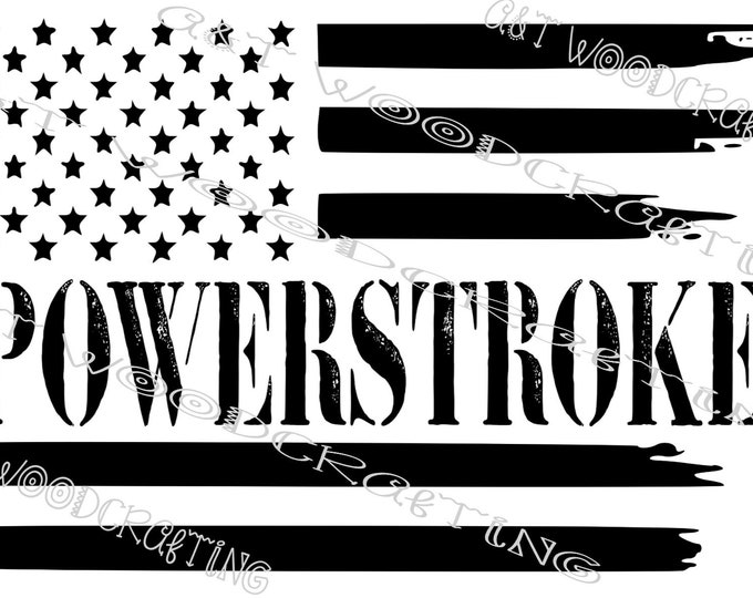 Powerstroke Flag Png Svg Pdf Jpeg Cut Files - Etsy