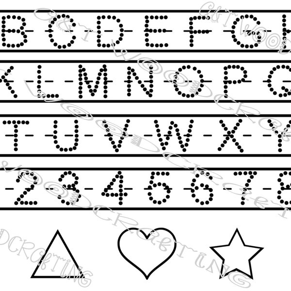 Alphabet Tracing Svg - Etsy Alphabet Tracing Svg - Etsy