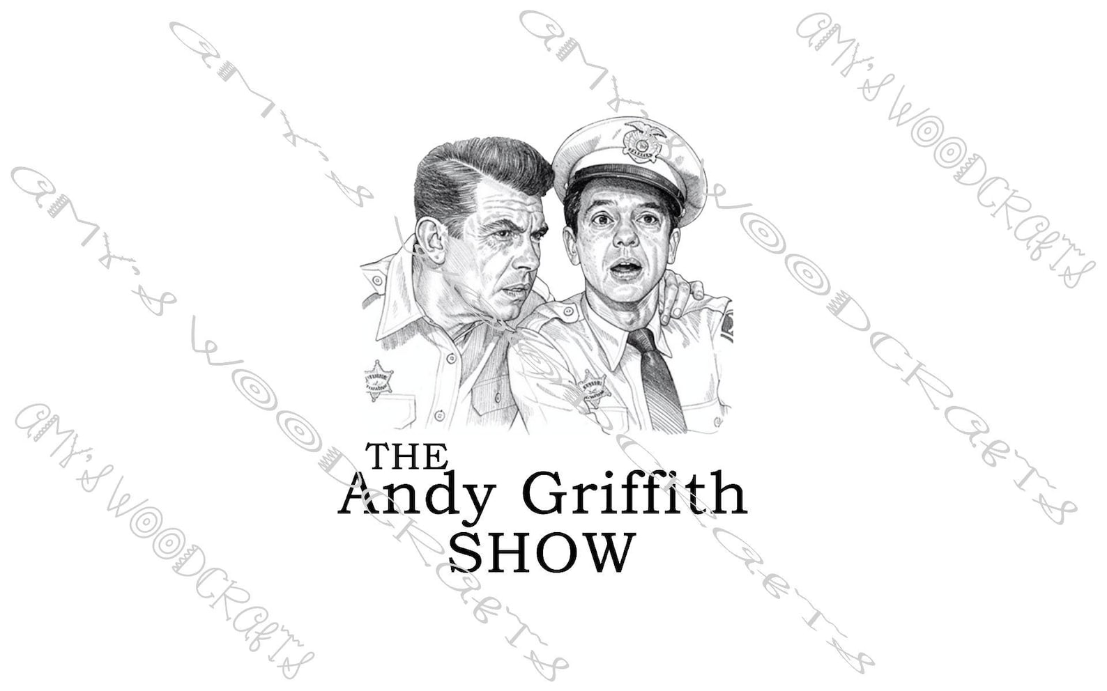 Andy Griffith & Barney Fife | Digital File for Cricut or Silhouette ...