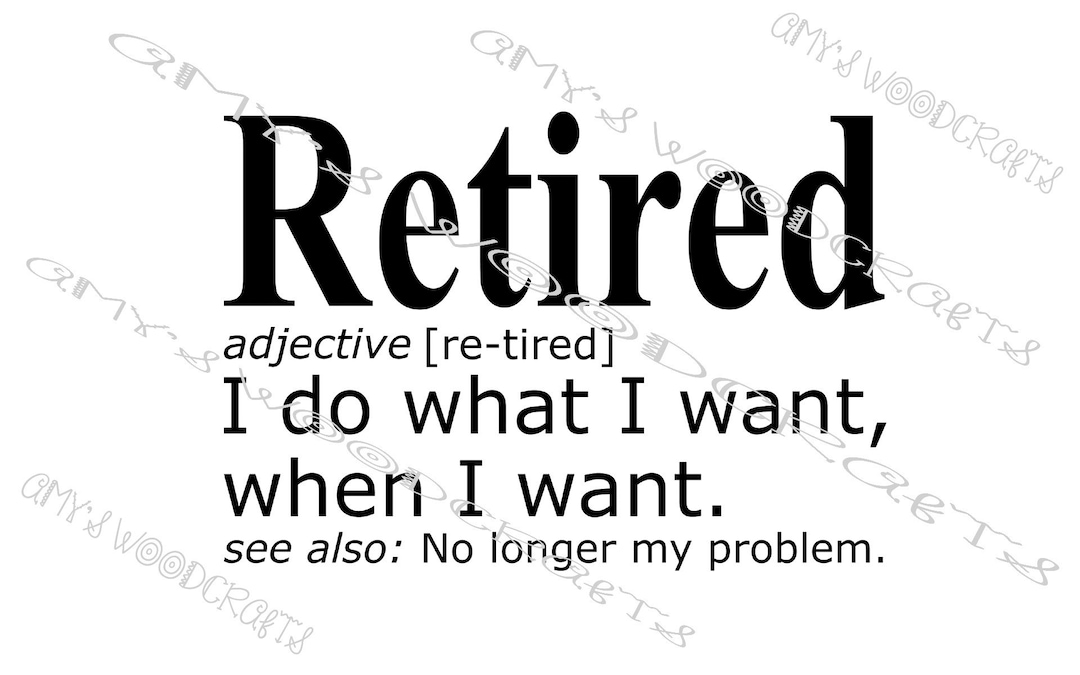 Retired Definition Digital File for Cricut or Silhouette Instant ...