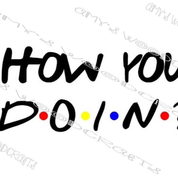 How You Doin Svg - Etsy