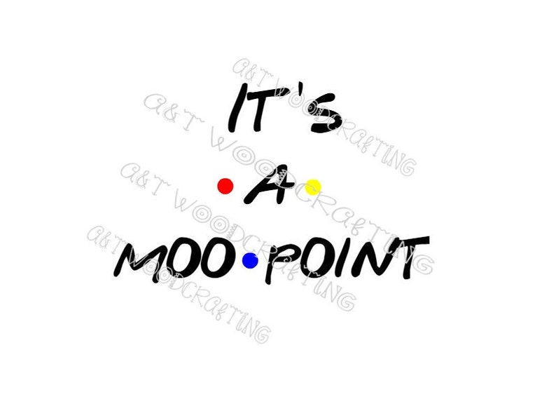 It's a Moo Point Friends Digital File for Cricut or - Etsy