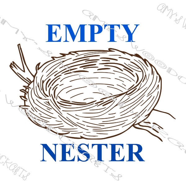 Empty Nest Card - Etsy