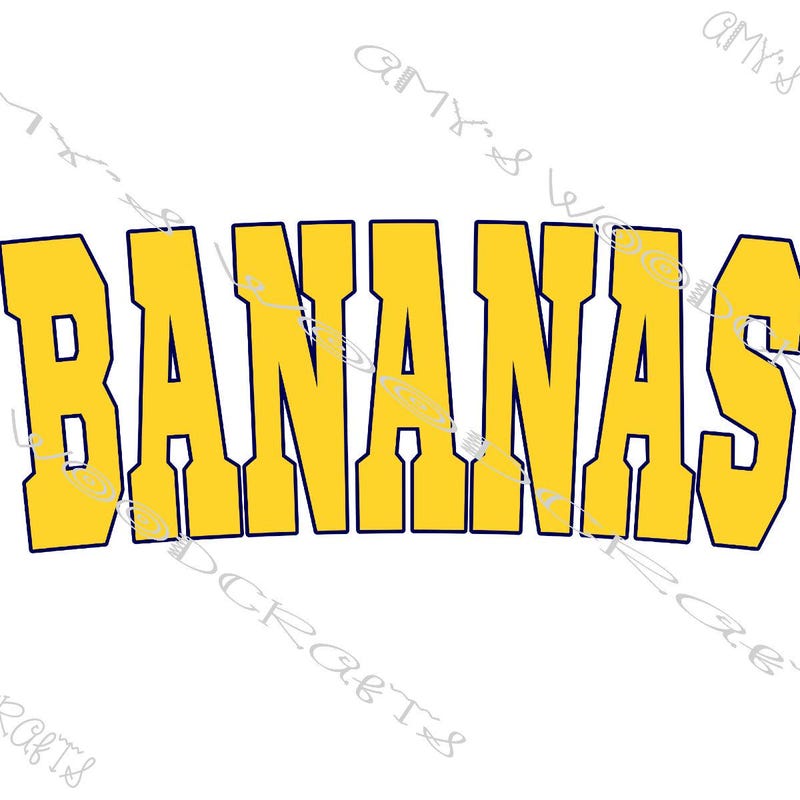 Savannah Bananas Logo Svg - Etsy