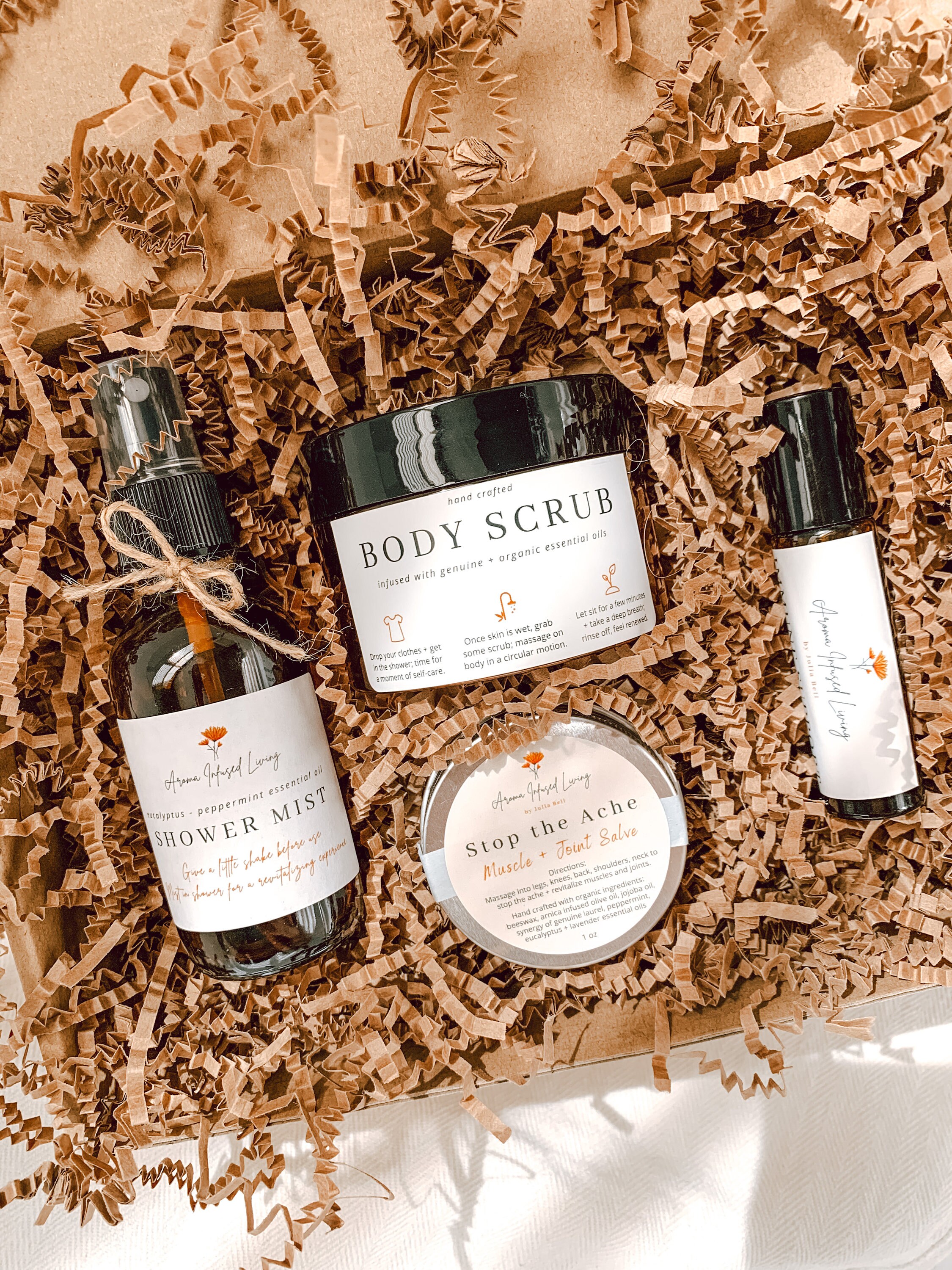 Revitalize Bundle + Wellness Gift Box, Customizable | Aromatic Care ...