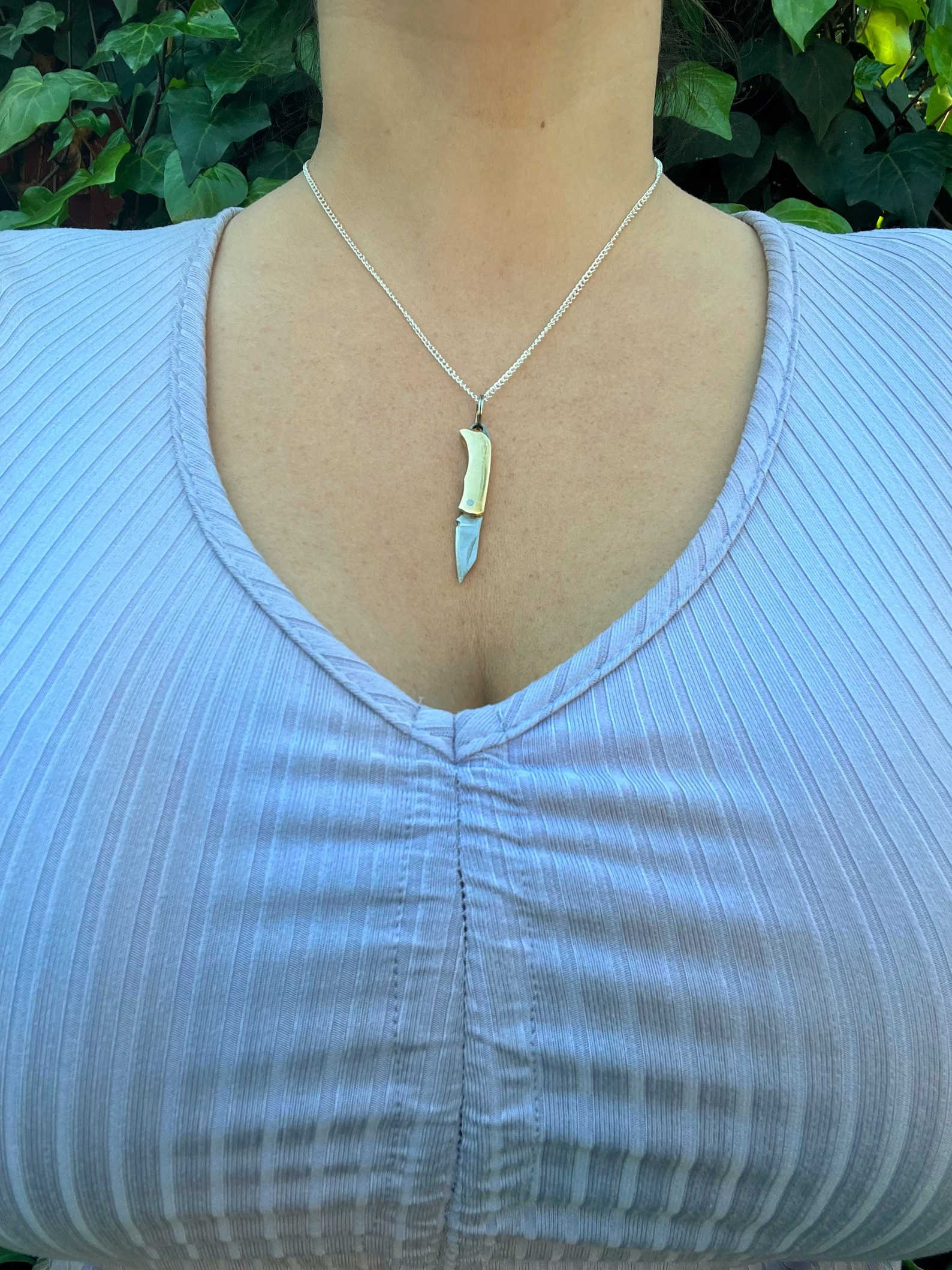 Miniature Pocket Knife Necklace Vintage Style Mini Survival Gear ...