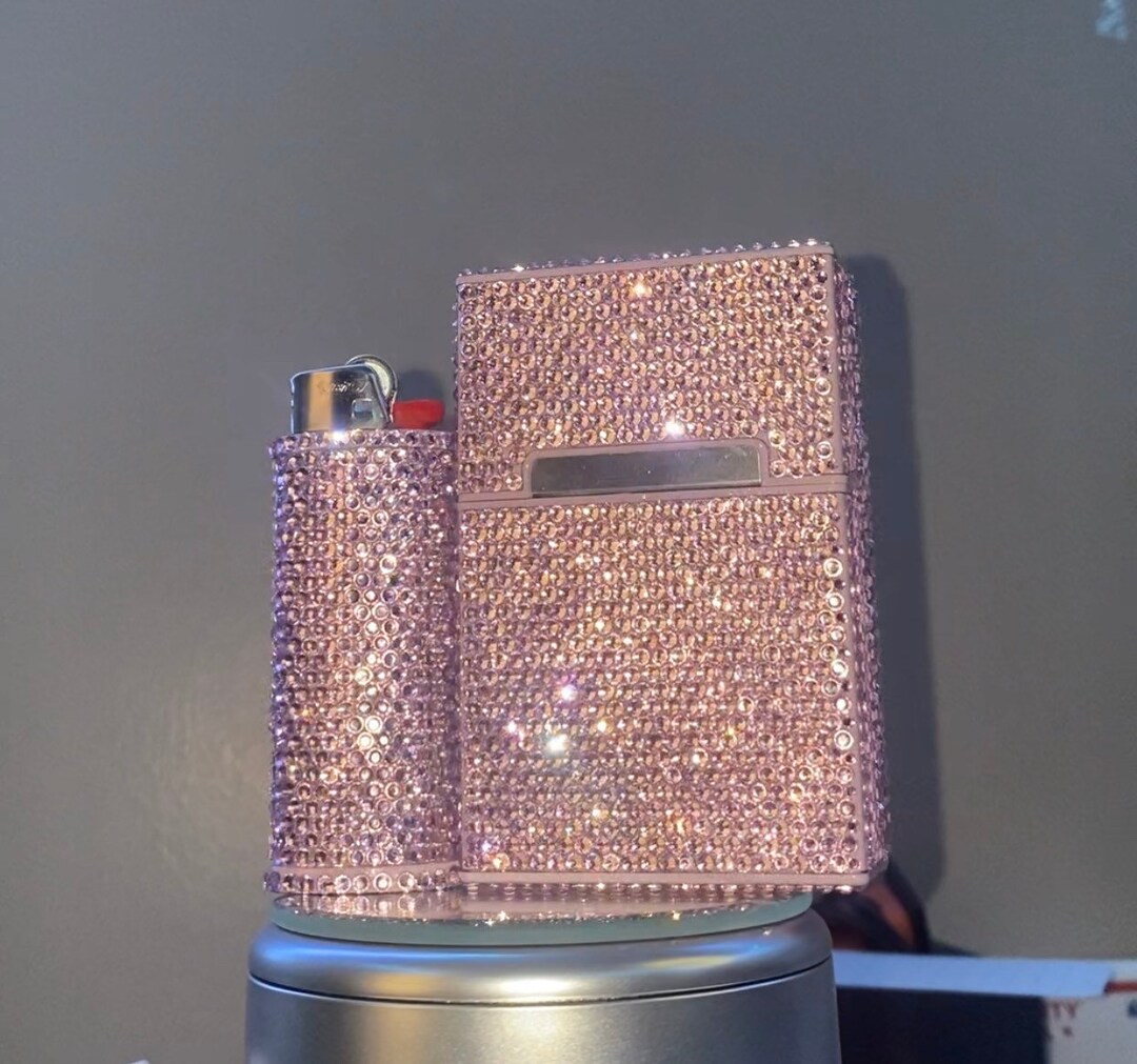 Bling Cigarette Case LIGHT PINK - Etsy