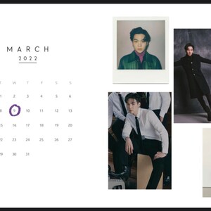 BTS CALENDAR 2022 *digital* BTS Printable Calendar - Etsy
