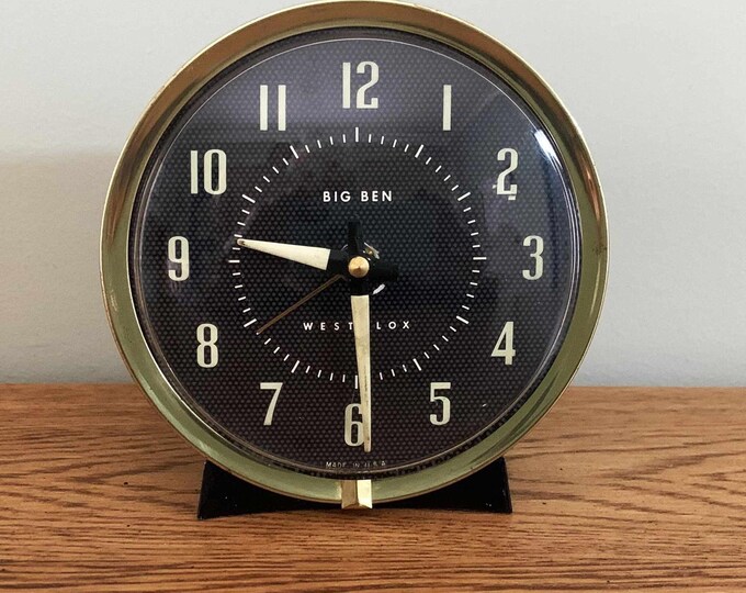 Vintage Westclox Big Ben Alarm Clock Style 7 Mid Century 1958-1964 ...