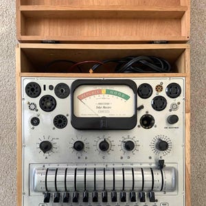 Vintage 1954-1963 Precision Tube Tester Working Model 10-12, Glendale ...