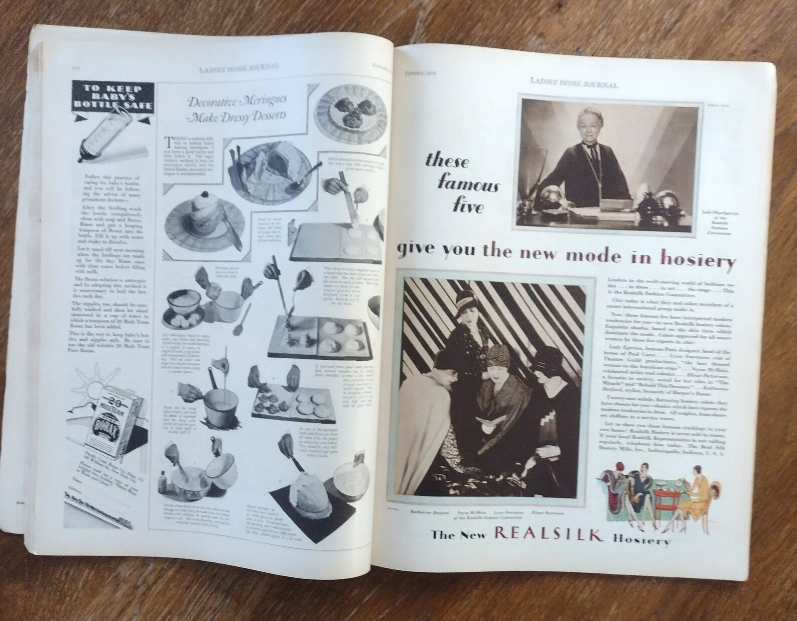 Antique Magazine, Ladies' Home Journal, February 1929, Vintage ...