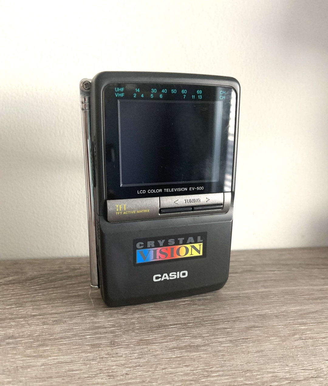 Vintage Casio Portable TV, AA Battery Operated Handheld TV, Working ...