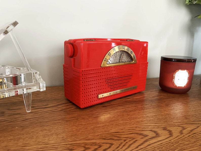 1954 Philco AM Tube Radio, Good Condition, Working Mid-century, Old ...