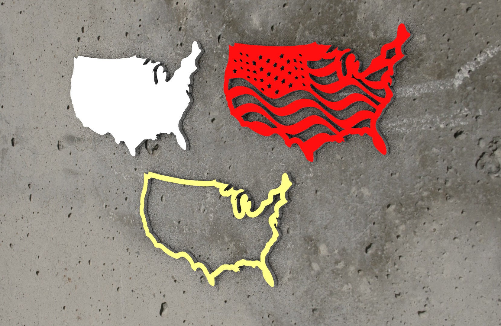 Multilayer American Flag Digital File for Laser and CNC - Etsy